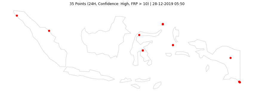 Data Titik Api Wilayah Indonesia (VIIRS)